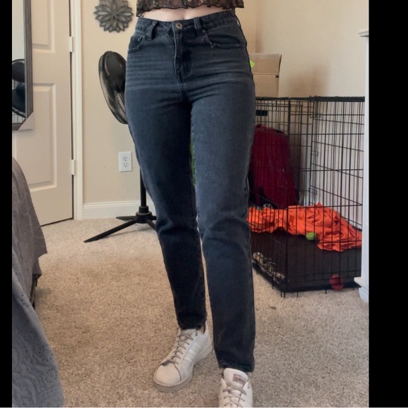 Princess Polly | Jeans | Princess Polly Womens High Rise Black Jeans ...